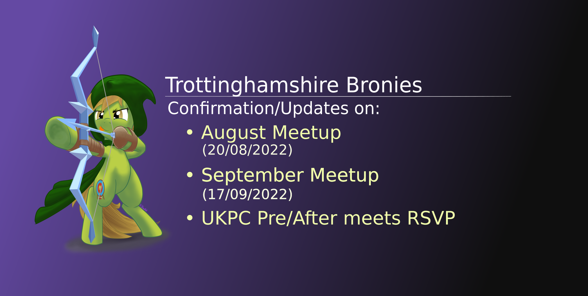 August 20th / September 17th Meetups Announcement + UKPC Pre/After ...